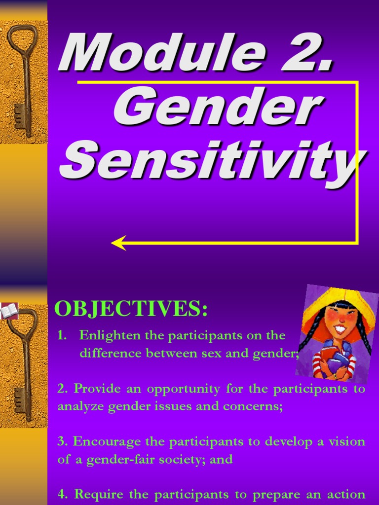 Module 2 Gender Sensitivity | Gender Role | Man