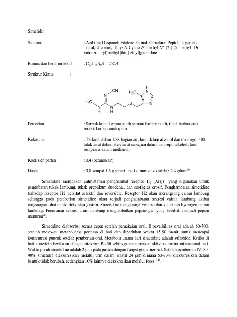 Simetidin | PDF