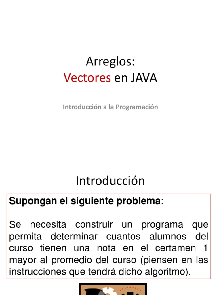 Vectores JAVA | PDF | Estructura de datos de matriz | Ingeniería de ...