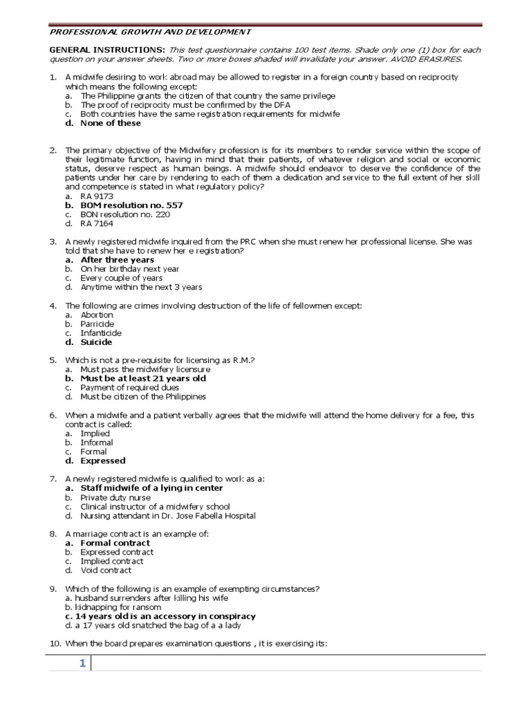 Professional Growth and Development | PDF | Midwife | Midwifery