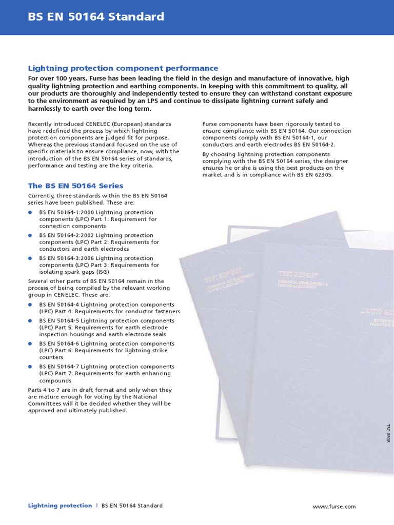 BS en 50164 | PDF | Lightning | Laboratories
