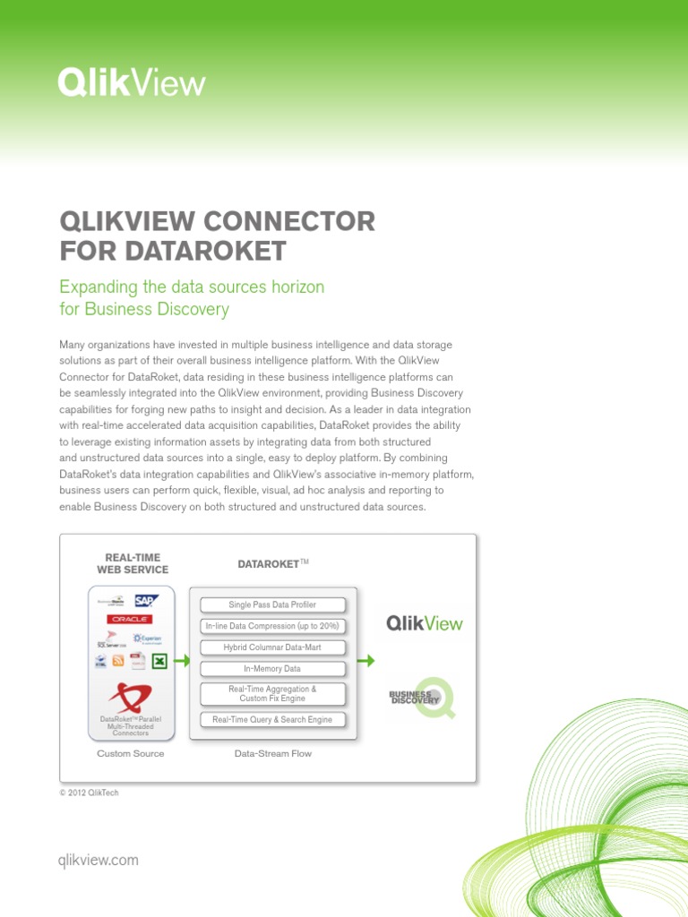 DS QlikView Connector For DataRoket en | PDF | Business Intelligence ...