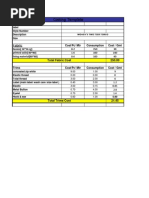 Garment Costing Sheet Template Excel | PDF | Textiles | Industries