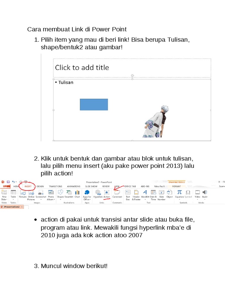 Cara Membuat Hyperlink Di Ppt