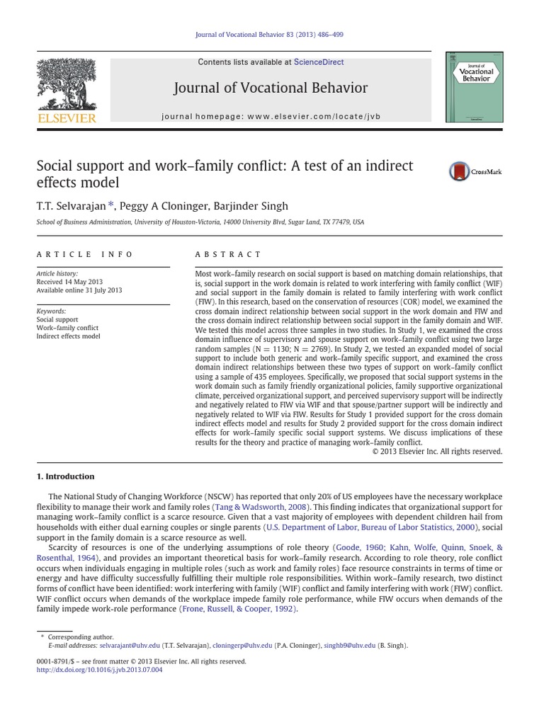 14 Pp. | PDF | Social Support | Survey Methodology