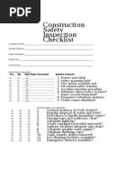 Porta Cabin Inspection Checklist | PDF | Ac Power Plugs And Sockets ...