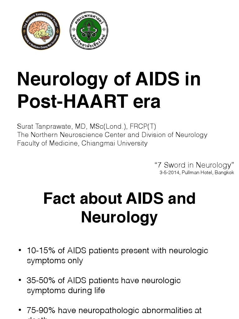 HIV Neurology, 2014 | PDF | Peripheral Neuropathy | Management Of Hiv/Aids