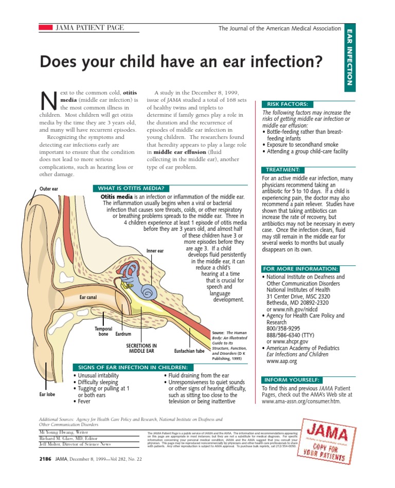 Does Your Child Have An Ear Infection | PDF | Common Cold | Diseases ...