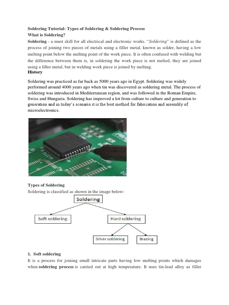 Soldering Tutorial | PDF | Soldering | Solder