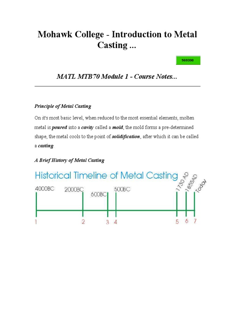 Casting Module | PDF | Casting (Metalworking) | Manmade Materials
