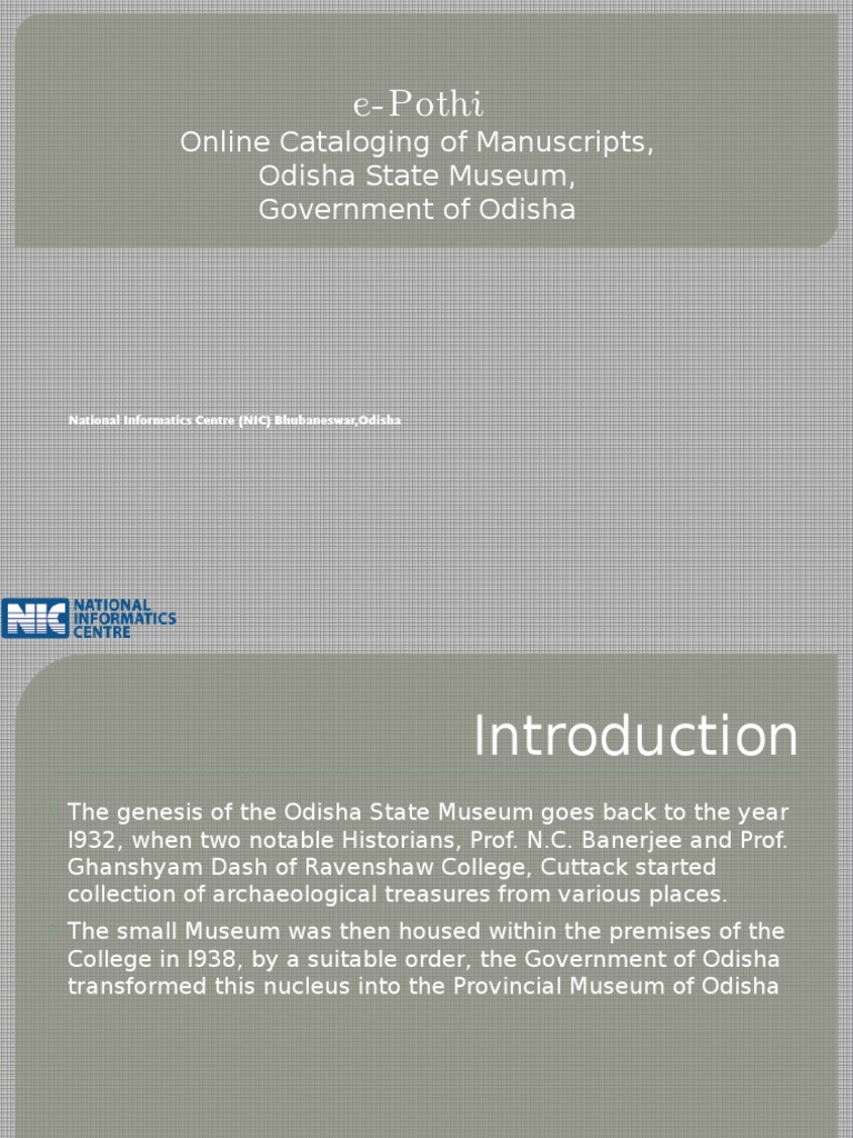 Odisha State Museum-1 | PDF | Websites | Museum