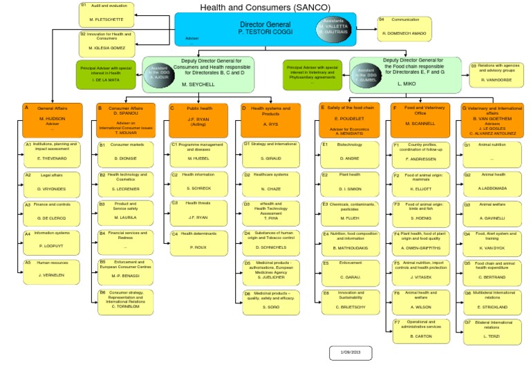 DG Sanco Org Chart | PDF | Chess | Chess Theory