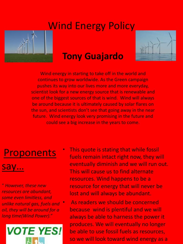 Wind Energy | PDF | Wind Power | Energy Development