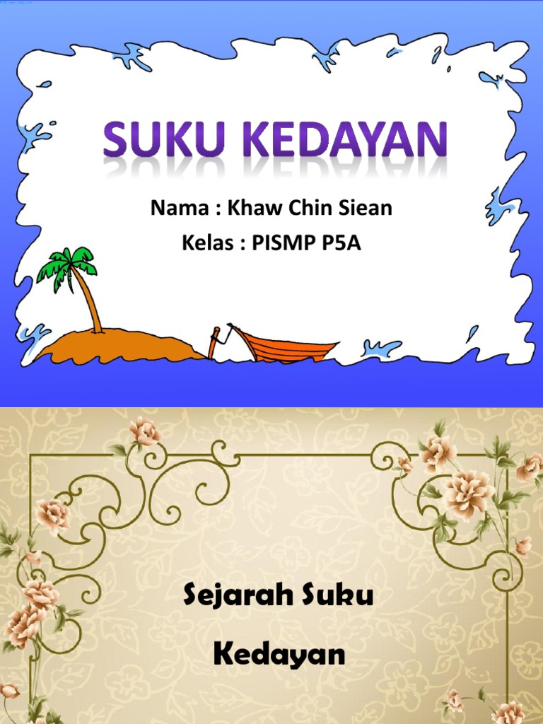 Suku Kedayan | PDF