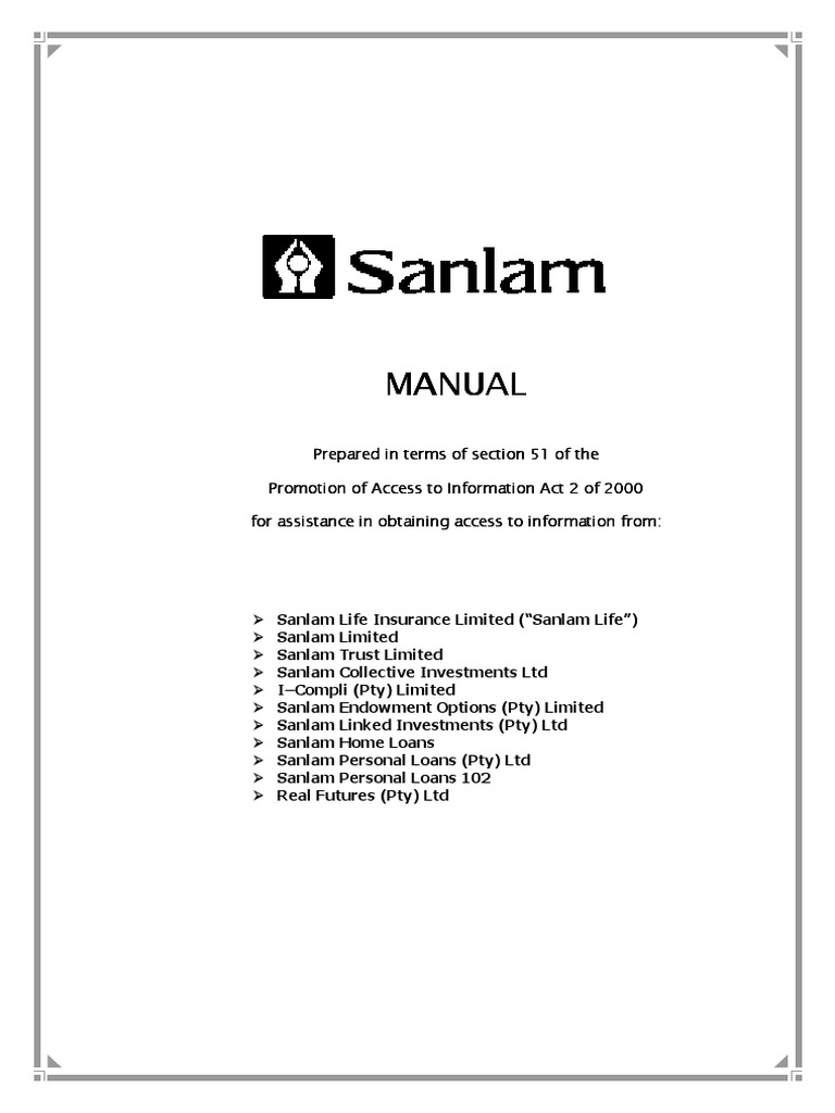 Sanlam Info Contacts | Download Free PDF | Insurance | Pension