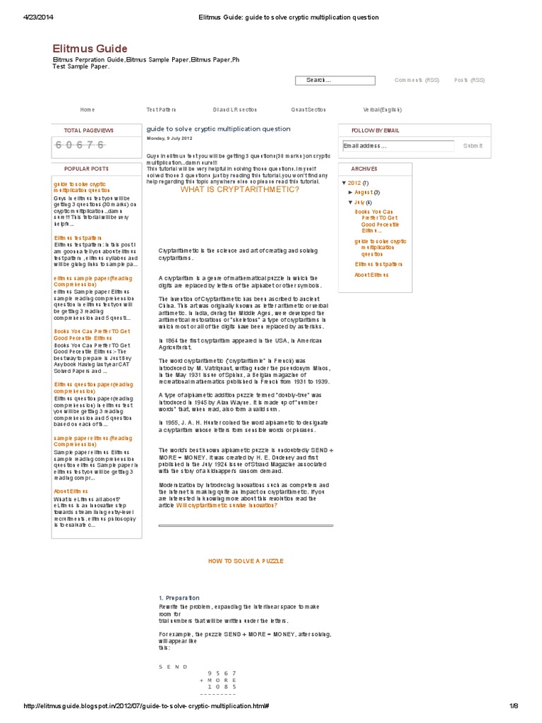 150 Puzzles In Crypt-arithmetic By Maxey Brooke Pdf - afterdance