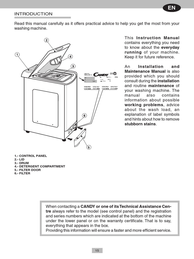 Everything you need to know about your washing machine | PDF | Washing ...