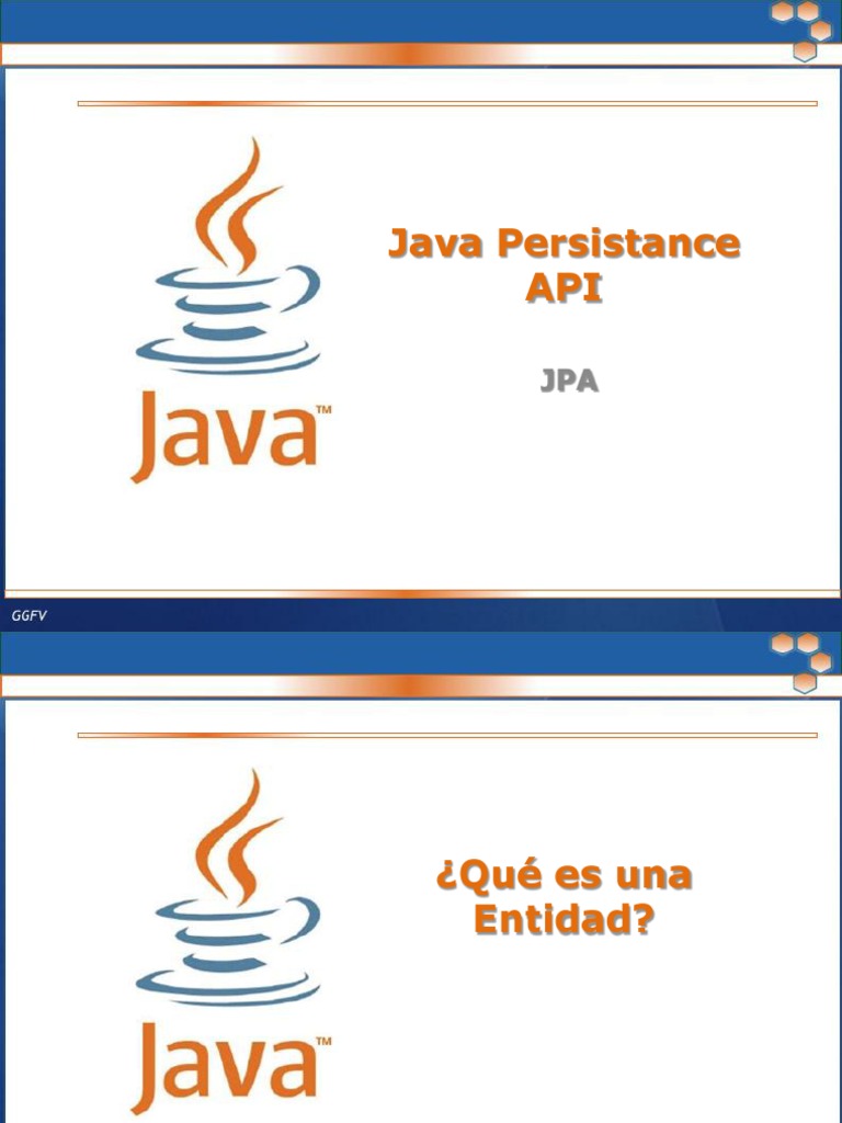 JPA: Entidades y Persistencia en Java | PDF | Plataforma Java | Java ...
