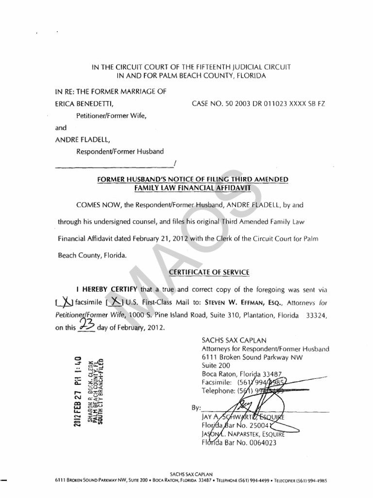 Andre Fladell | PDF | Child Support | Contempt Of Court