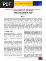 Demulsifier - Bottle Testing and Information Collection | PDF ...