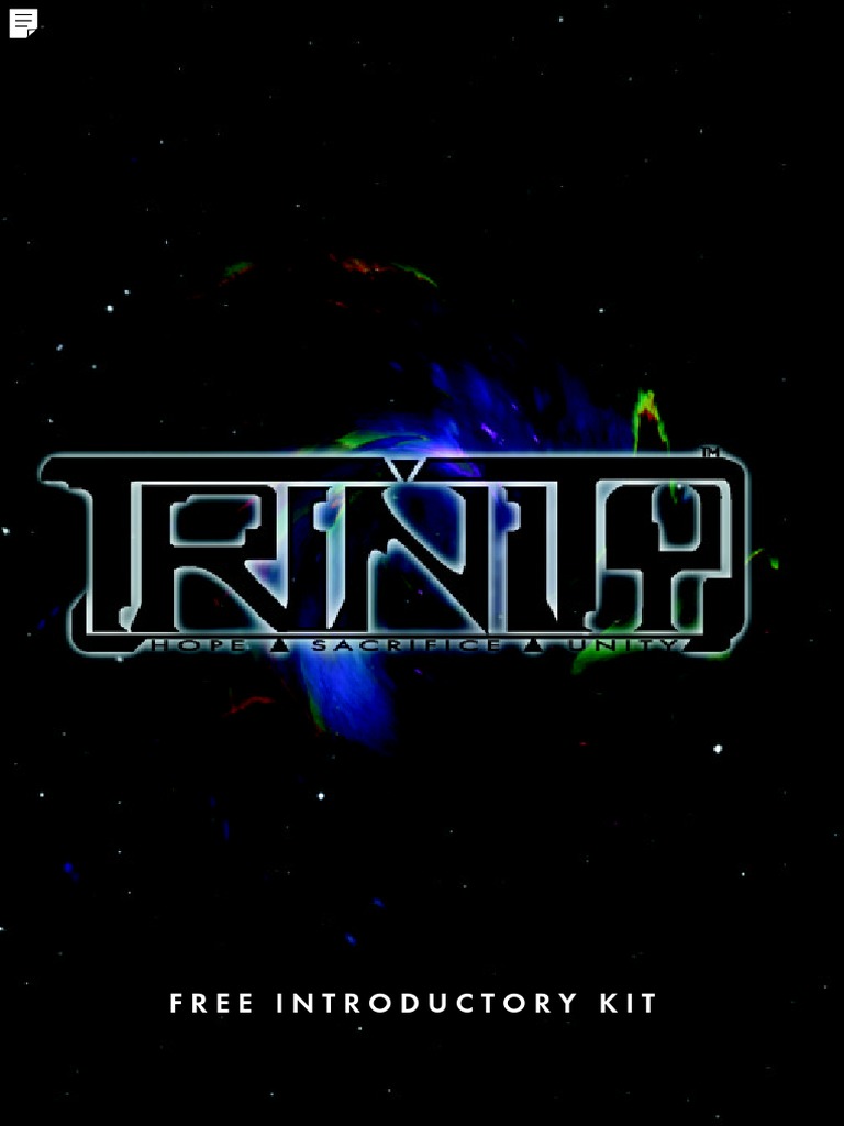 Trinity RPG Quickstart | PDF | Electromagnetic Radiation ...