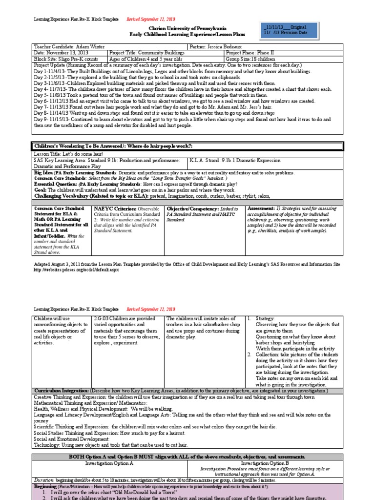Day 7 Lesson Plan - Hair Stying | PDF | Lesson Plan | Educational ...