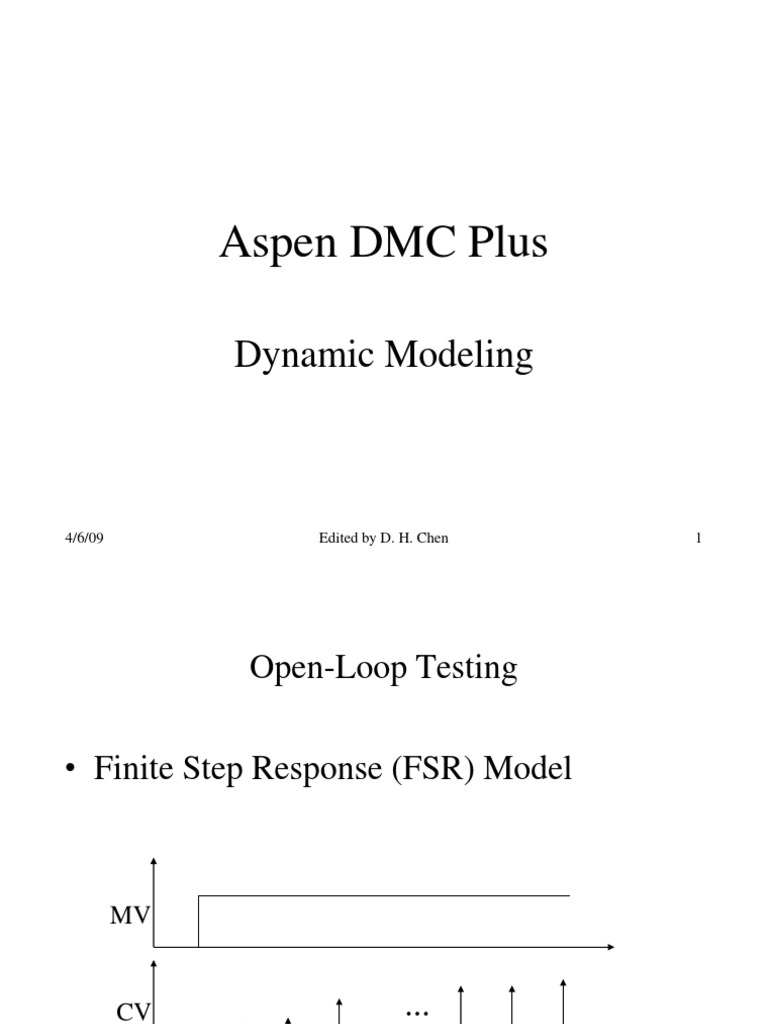 Aspen DMC Plus: Dynamic Modeling | PDF | Matrix (Mathematics ...