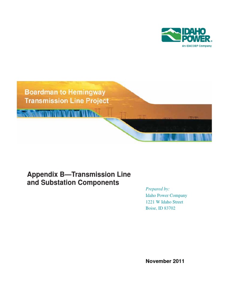 Transmission Line and Substation Components | PDF | Electrical ...