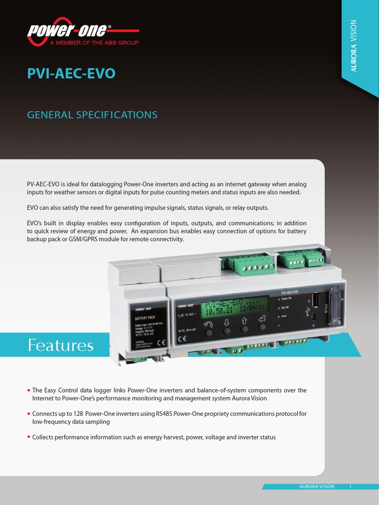 Pvi-Aec-Evo en 2 | PDF | Power Supply | Power Inverter