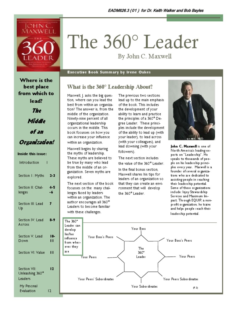 360 Degree Leader - Maxwell.ebs | PDF | Industrial And Organizational ...