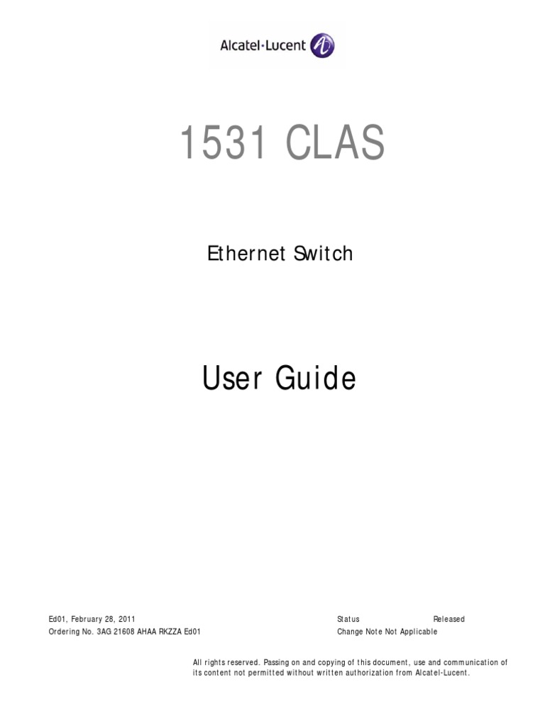 User Guide 1531 Clas - 3ag - 21608 - Ahaa - Rkzza - Ed01 | PDF ...