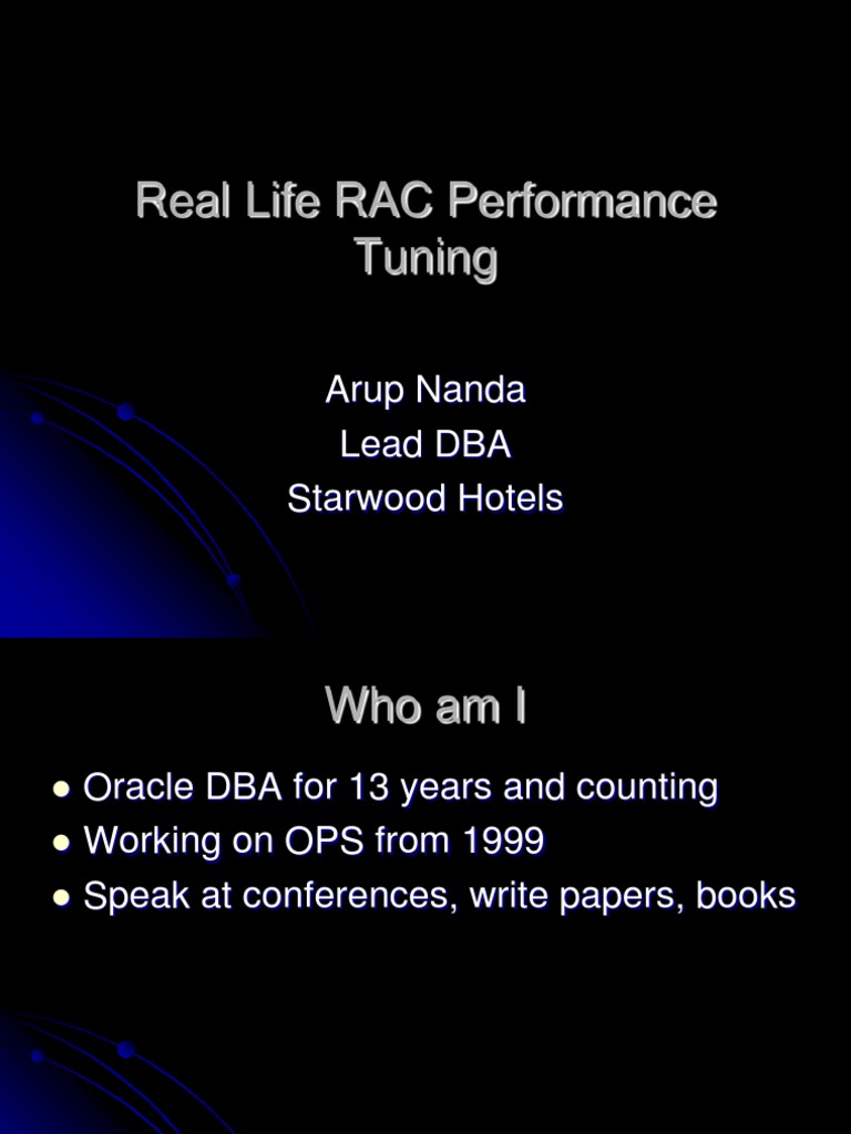 Realworld Rac PerfRealworld Rac Perf | PDF | Cache (Computing ...