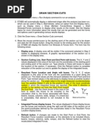 Section Cut Basics in SAP2000 | PDF