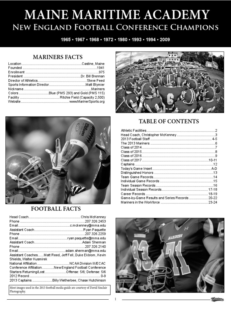 Football Program13 | PDF | Touchdown | National Collegiate Athletic ...