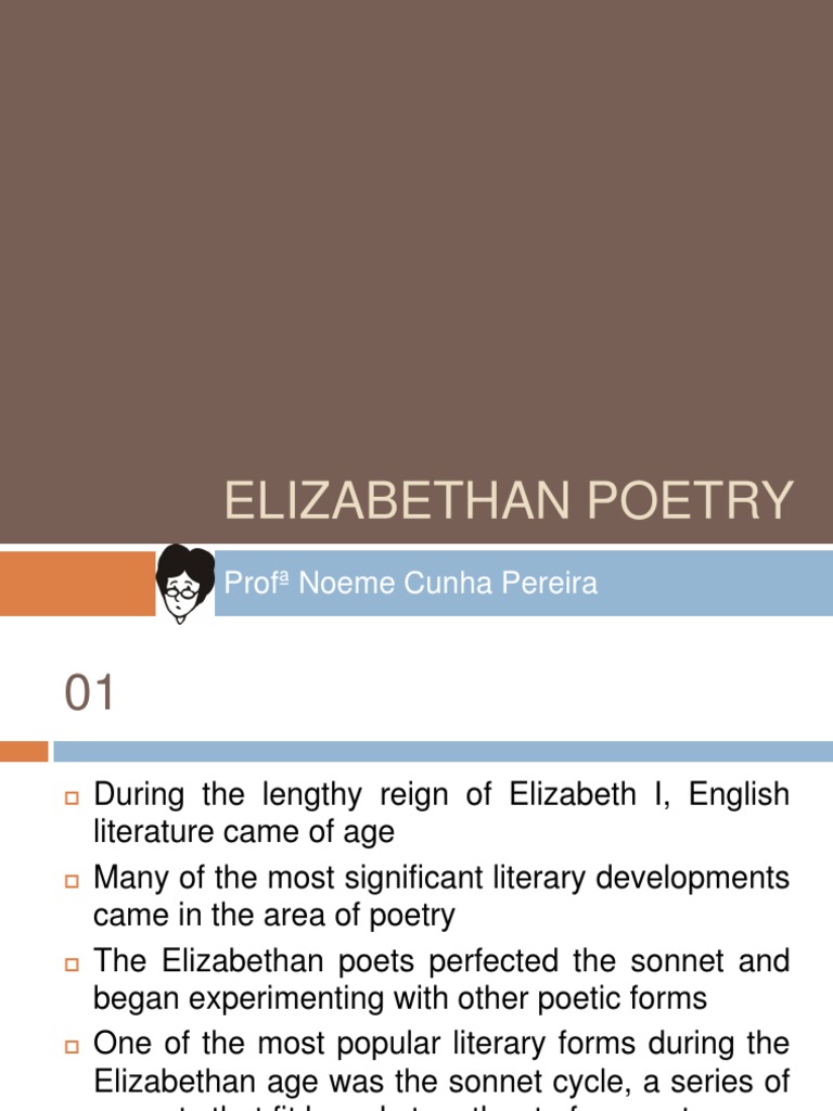 Overview of Elizabethan Poetry | PDF | History | Classics