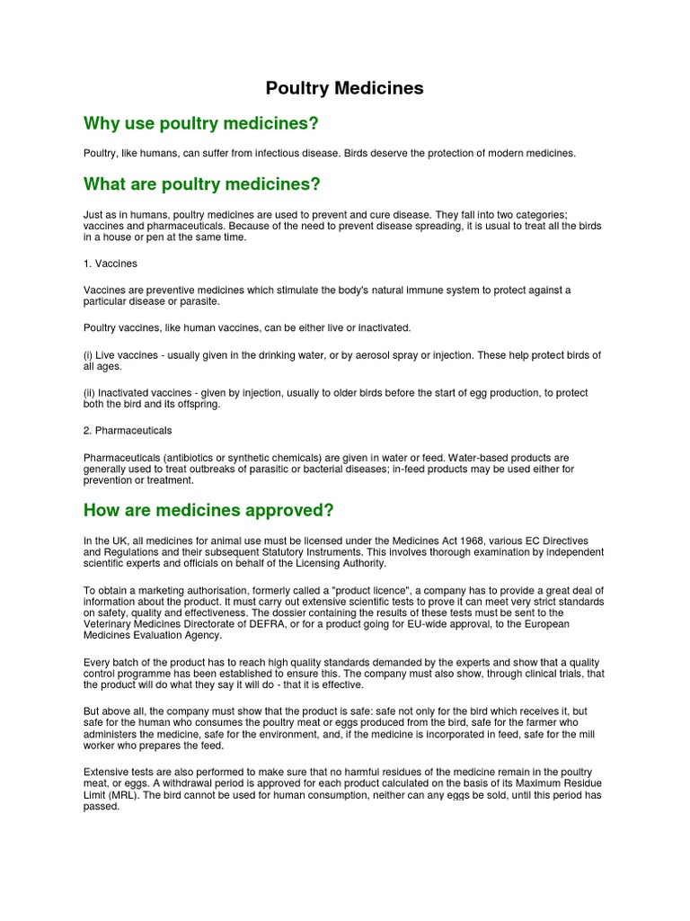 Poultry Medicines | Poultry Farming | Pharmaceutical Drug