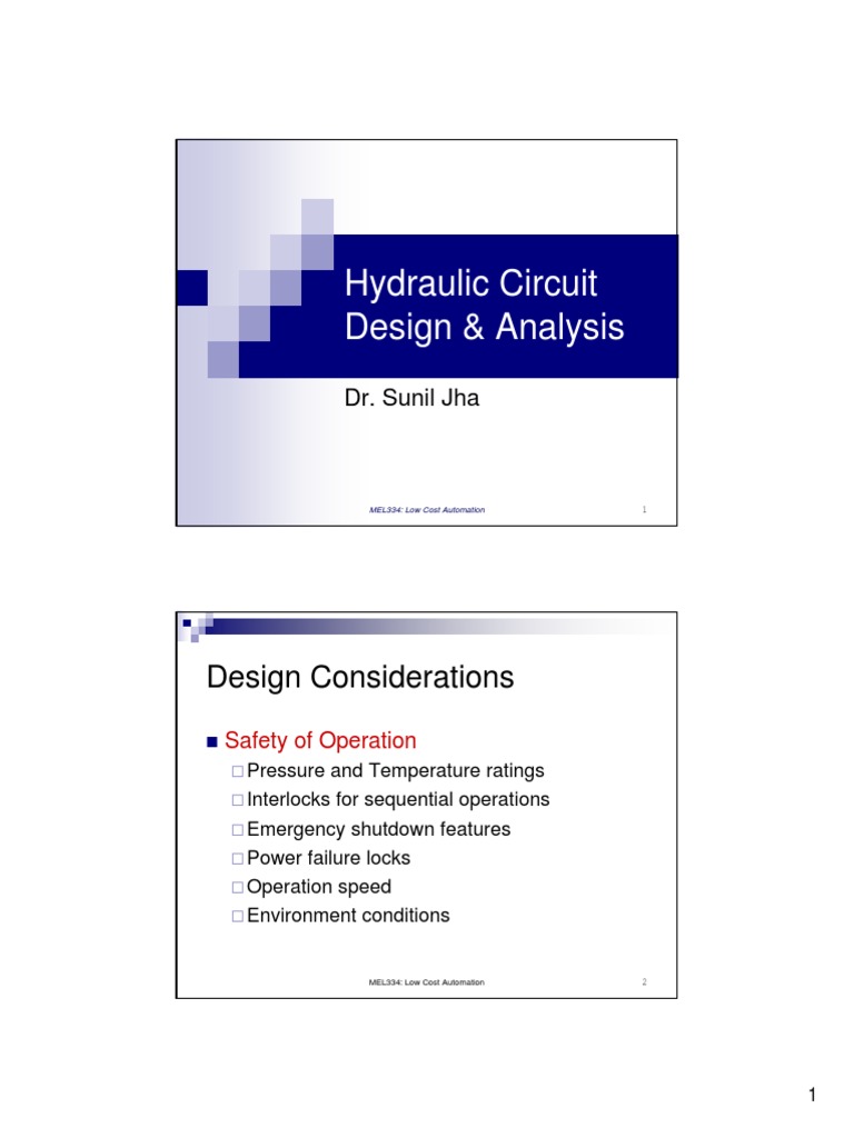 Hydraulic Circuit Design Guide | PDF | Pump | Transmission (Mechanics)
