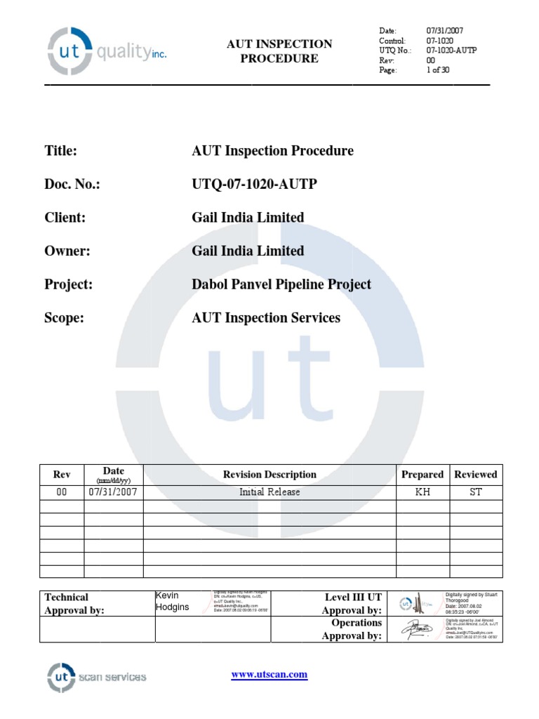 Aut Procedure | PDF | Nature
