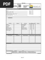 Work Inspection Request Form - Rev0 | PDF | Art