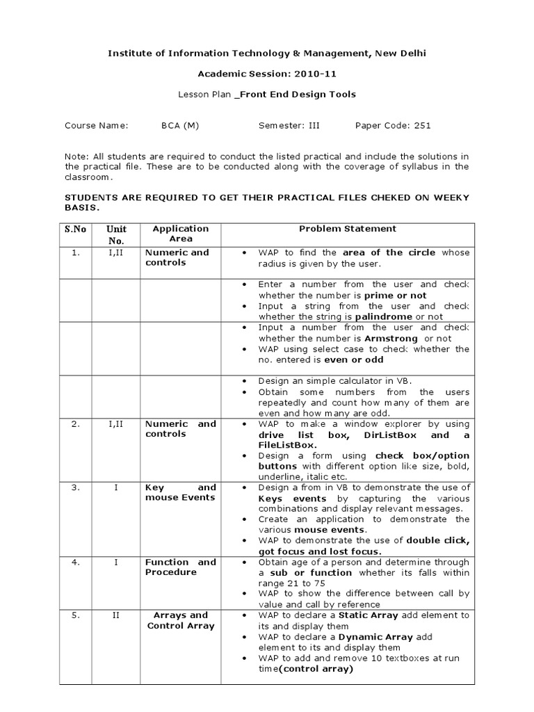 FRONT END TOOLS LESSON PLAN | PDF | Digital Technology | Computer Hardware