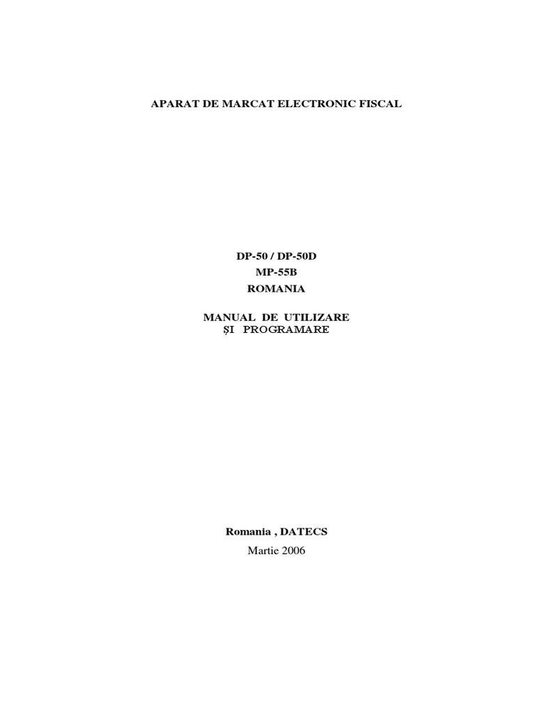 Manual DP 50, DP 50d, MP 55b | PDF