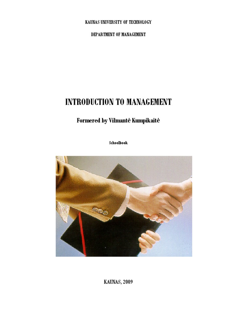 Introduction To Management - Theory | PDF | Max Weber | Bureaucracy