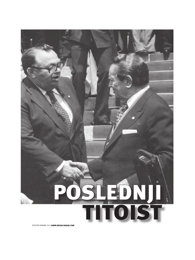 Andrej Stopar - POslednji Titoist Stane Dolanc | PDF