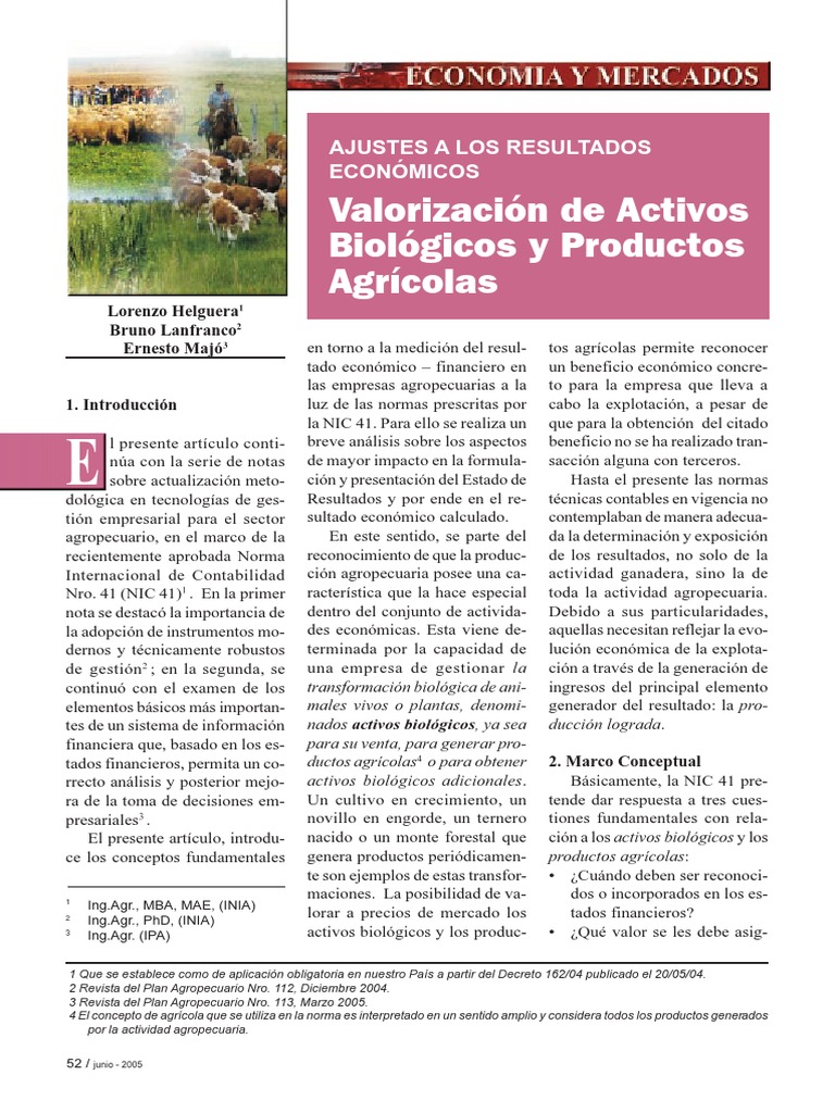 IFRS-Activos Biologicos | PDF | Agricultura | Beneficio (economía)