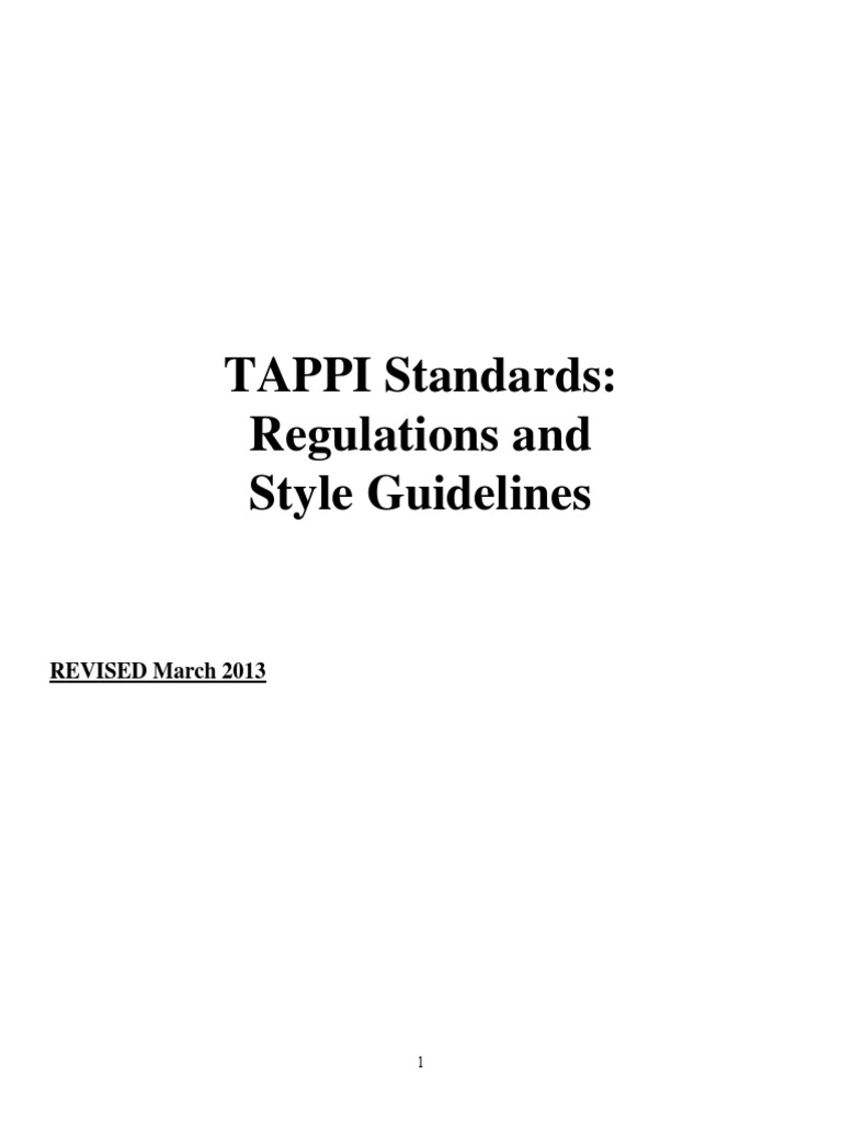 TAPPI | PDF | Paper | Accuracy And Precision