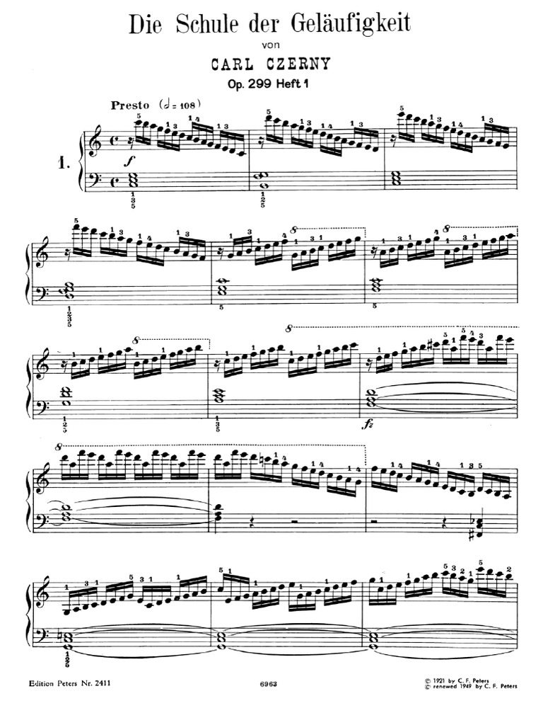 Carl Czerny Op 299 | PDF