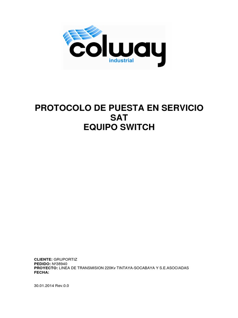 Protocolo SAT Switch Omniswitch | PDF | Protocolos de internet ...