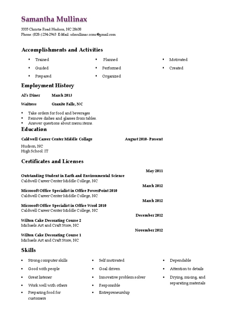 Sams Resume | PDF