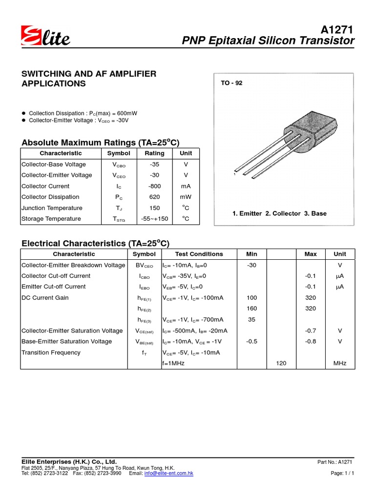 A1271 (To 92) | PDF | Technology & Engineering