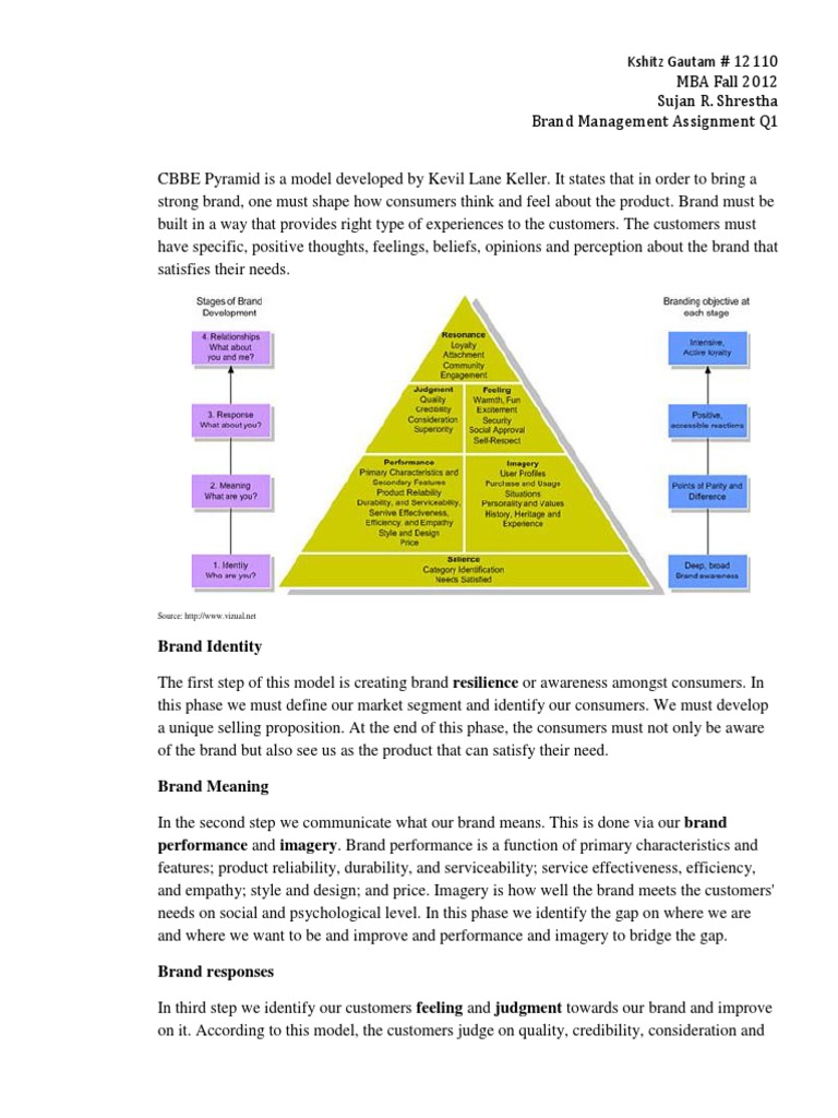 CBBE Model | PDF | Feeling | Brand Management